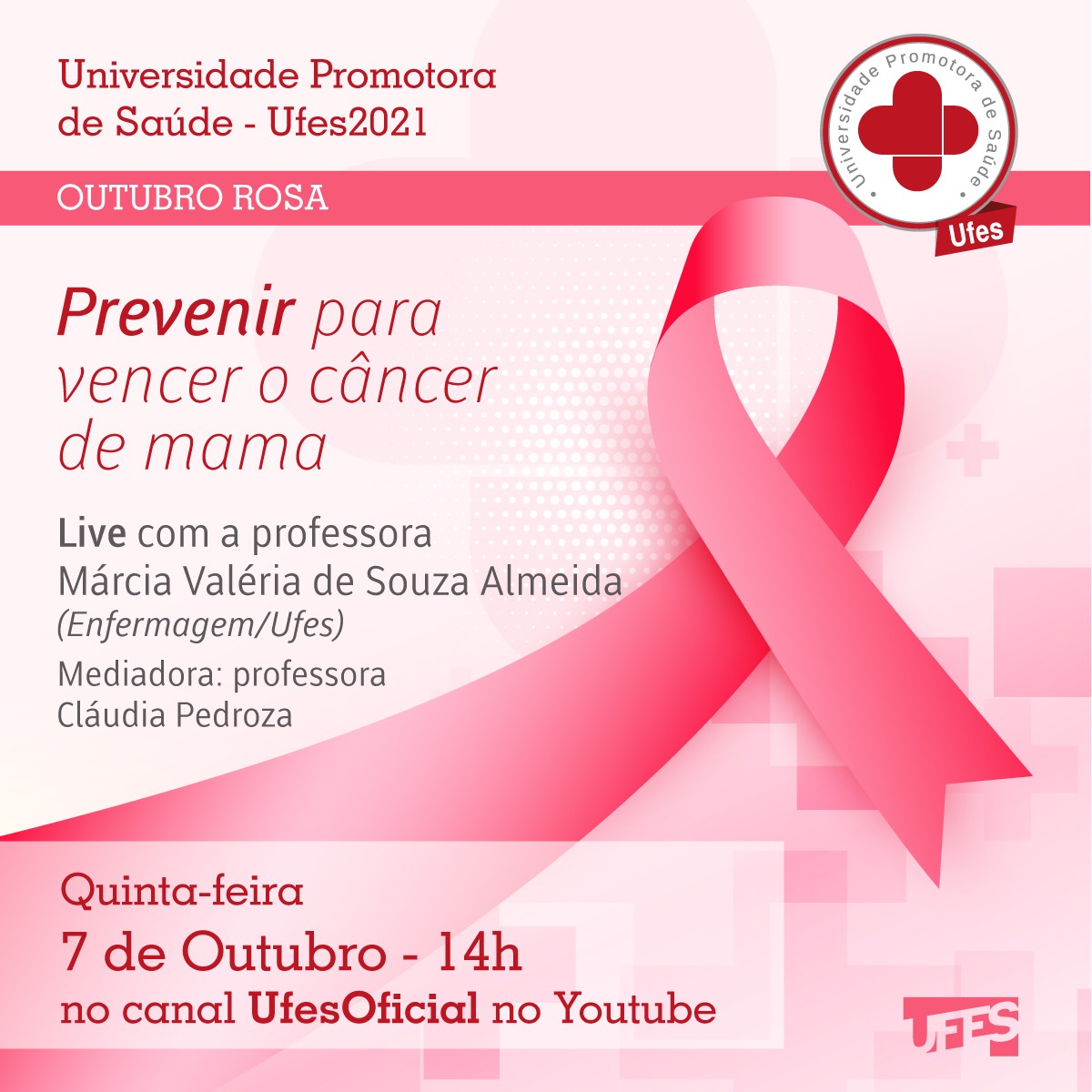 Ups Ufes Realiza Atividade Sobre Prevenção Ao Câncer De Mama Nesta
